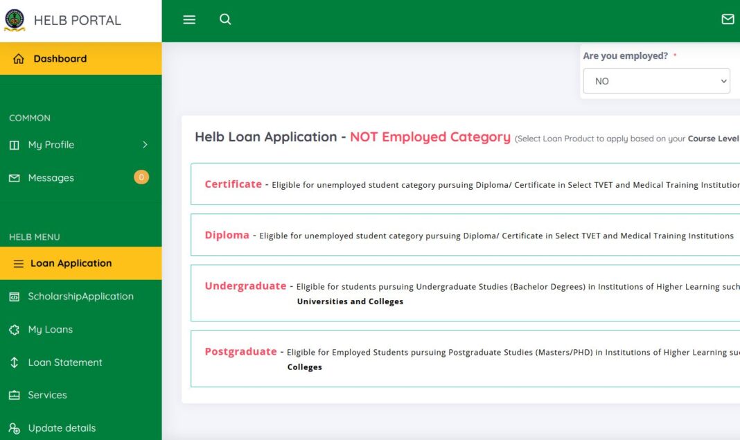 How To Apply For A HELB Loan For TTC Trainees - Opportunities For Kenyans